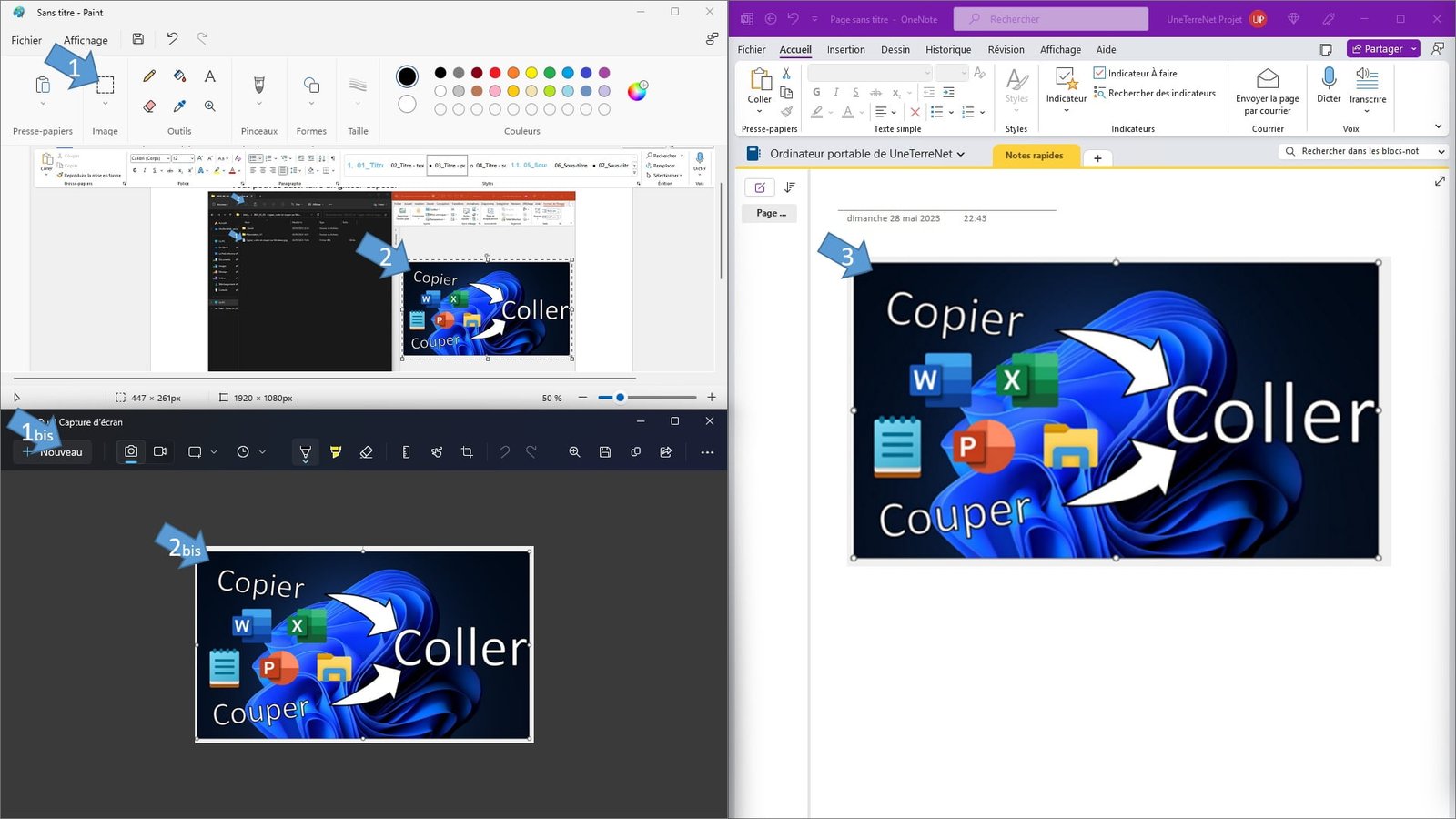 Copier, coller et couper - Le Petit Informaticien