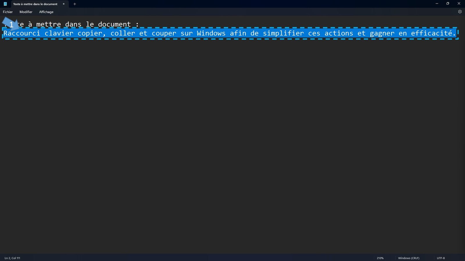 Raccourci clavier copier-coller et couper - Le Petit Informaticien