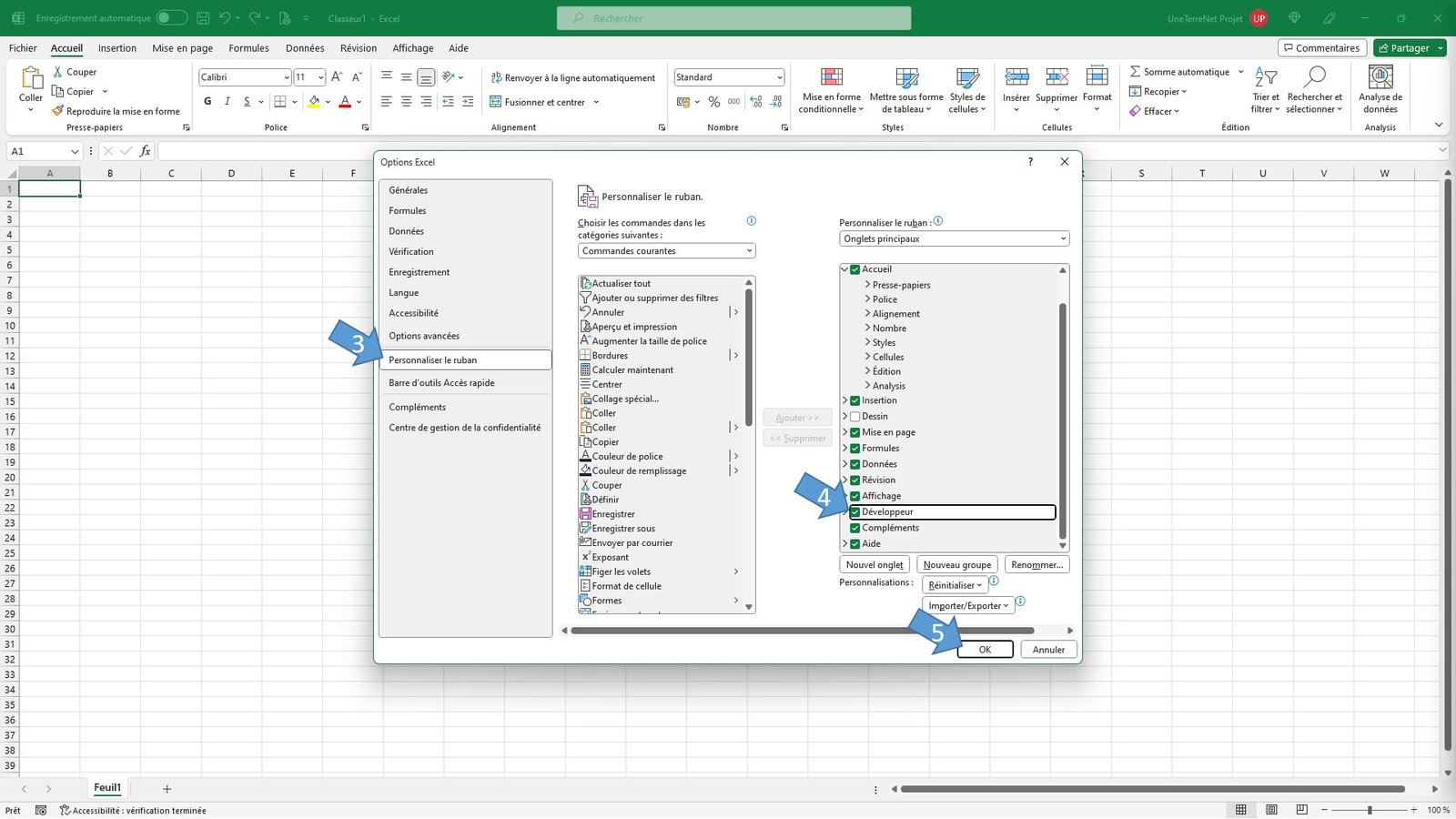 L’onglet Développeur VBA dans Excel - Le Petit Informaticien